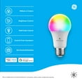 GE Cync A21 Smart LED Light Bulb, Color Changing Indoor Decor Lights ...