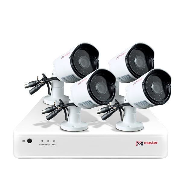 Kit Cctv Video Vigilancia 4 Cámaras Alta Definición 1080p Dvr MS-4 ...