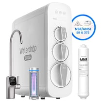 Waterdrop Under Sink RO System, Hot & Cold Water Dispenser, 600 GPD ...