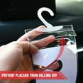 Plastic Handicap Placard Holder Cover Protector for Car Parking Permit ...
