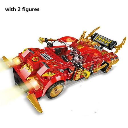 New 2021 Ninja Pull Back Car Raider Motor Cycles Kai Building Blocks ...
