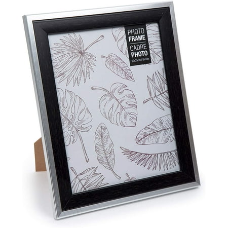 Modern-Contemporary Beautiful Woodgrain Metallic Picture Frame, 8 x 10 ...