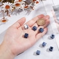 12Pcs Natural Sodalite European Beads Large Hole Beads Cube 10x10x10mm ...