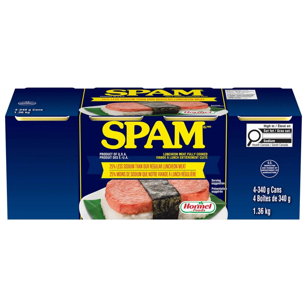 Click here for Hormel Foods Spam 25 Less Sodium Luncheon Meat  4... prices