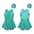 Zaldita Kids Girls Hip Hop Jazz Tap Latin Dance Outfits Sequins Bowknot ...