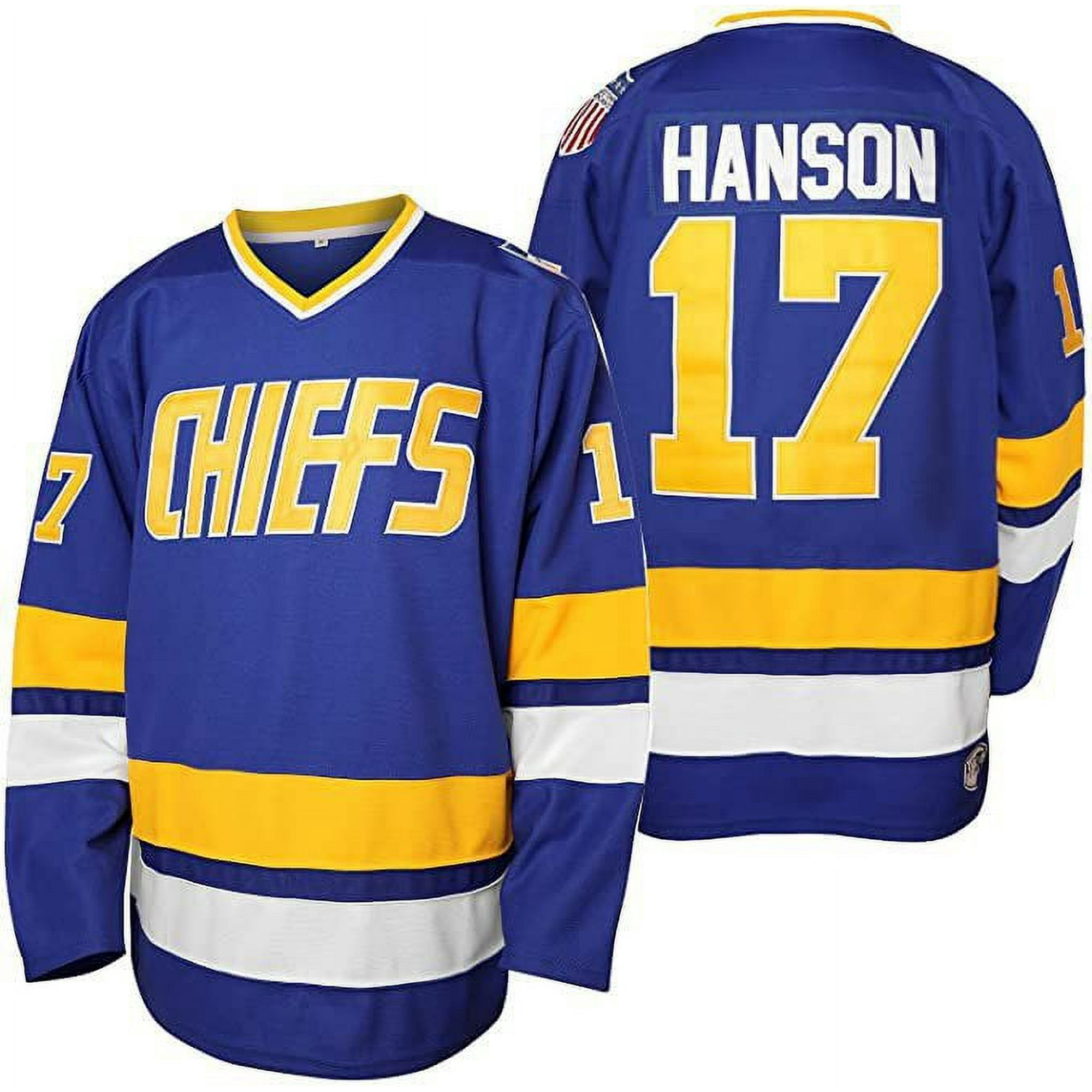 Click here for Discount Time Chiefs Hansen Brothers Hockey Jersey... prices