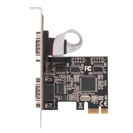 Pcie To Rs232 Expansion Card PCIe RS232 Serial Adapter Card 250Kbps 2 ...
