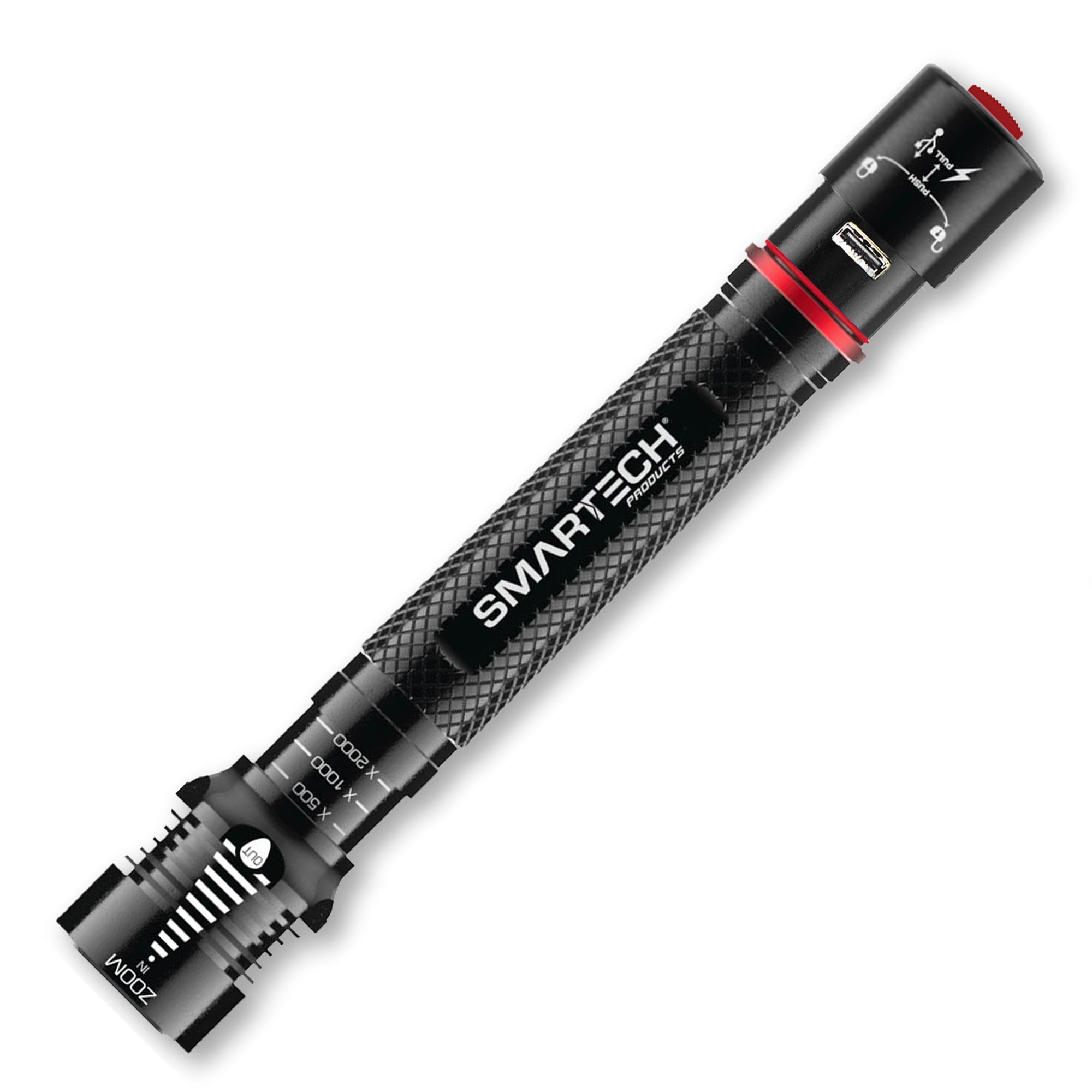Smartech HSR Rechargeable 1500 Lumen LED Tactical Flashlights with ...