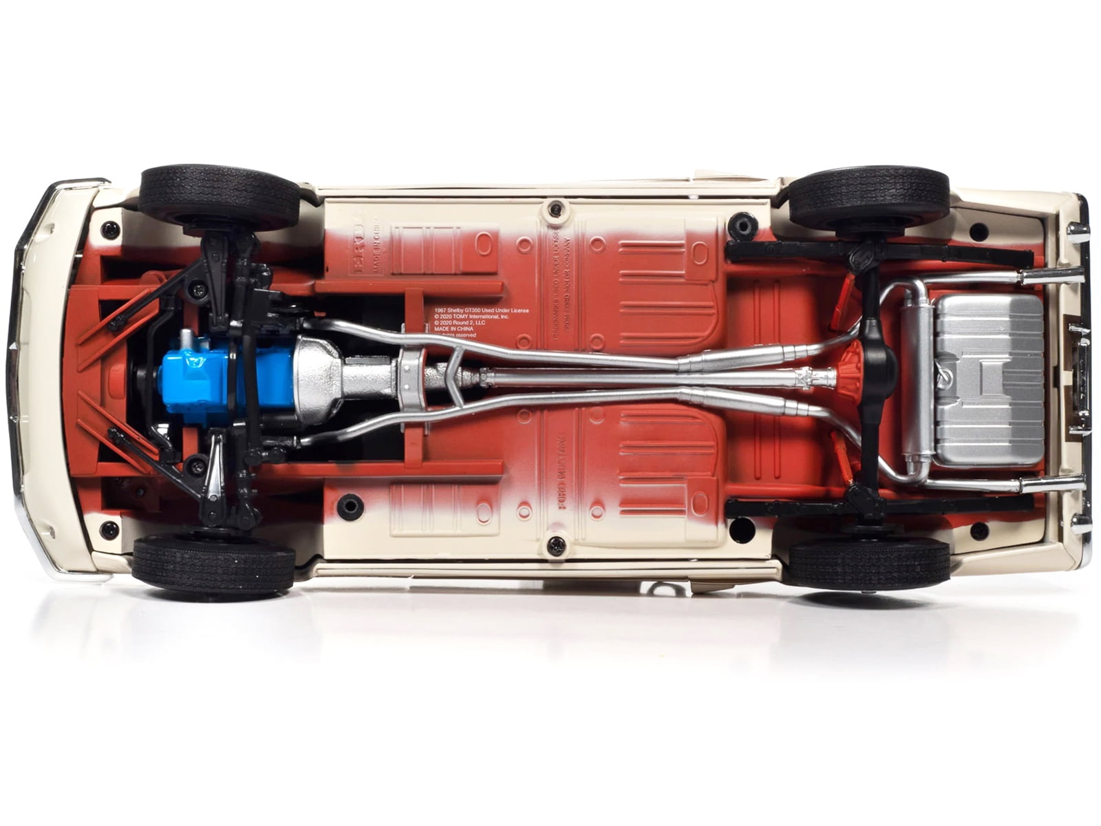 Buy Autoworld AMM1227 1-18 Scale 1967 Ford Mustang Shelby GT-350 ...