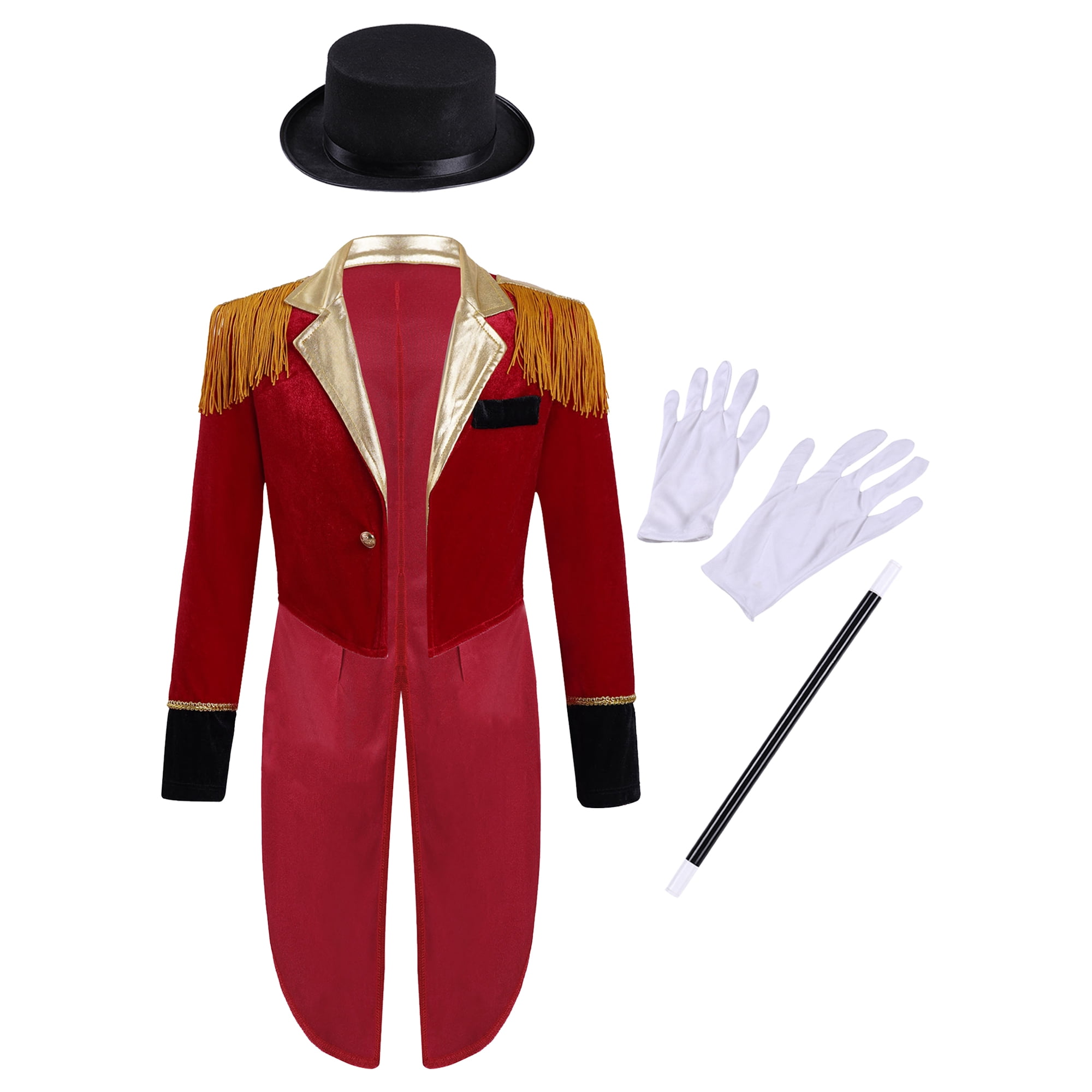 Click here for Jizyo Kids Boys Halloween Circus Magician Outfit K... prices