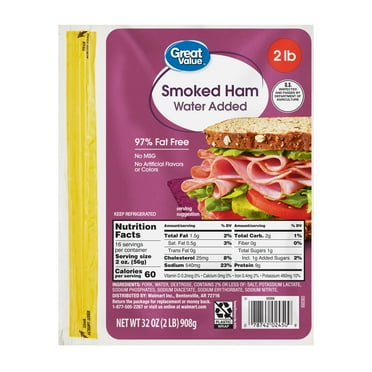Great Value Cooked Ham, 16 oz - Walmart.com
