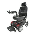 Drive Medical Titan Transportable Front Wheel Power Wheelchair, Full ...