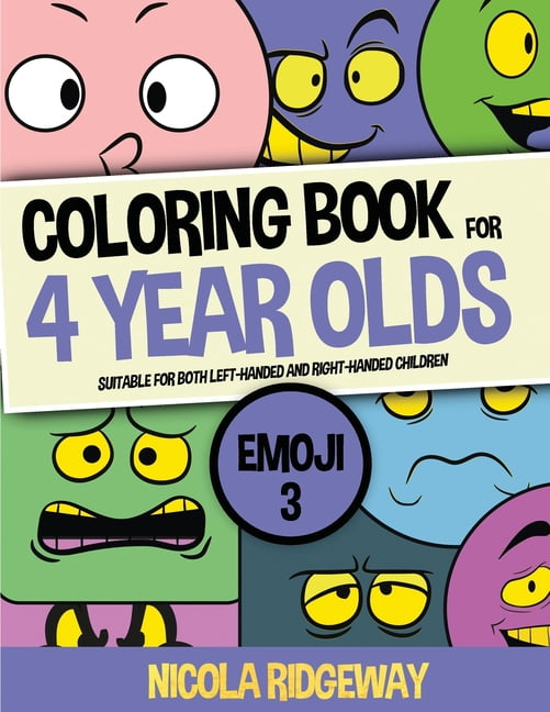 Coloring Books for Kids: Coloring Book for 4 Year Olds (Emoji 3) : This ...