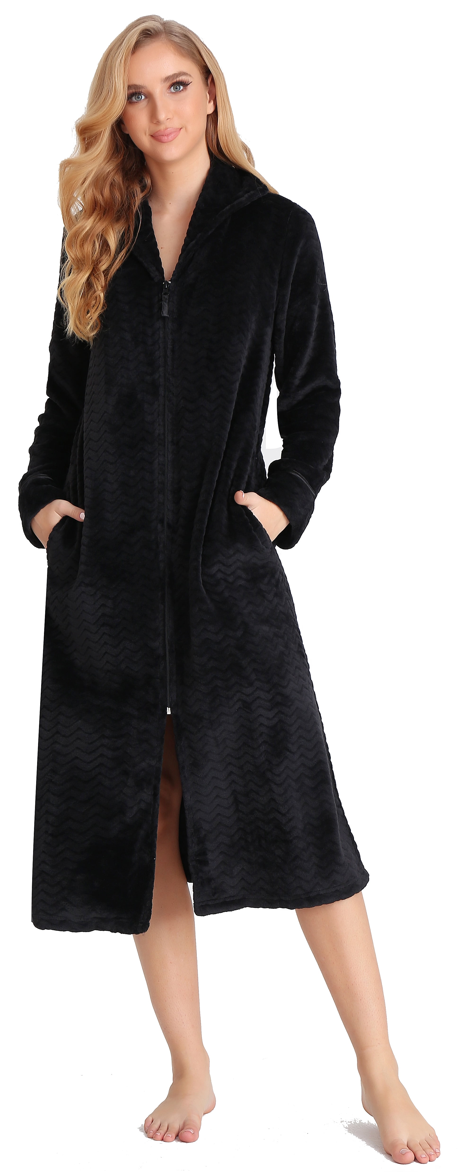 Richie House Women's long sleeve robe RHW2856 - Walmart.com