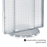 Azar Displays 700500-CLR Clear Revolving 16"W x 20.25"H Pegboard ...
