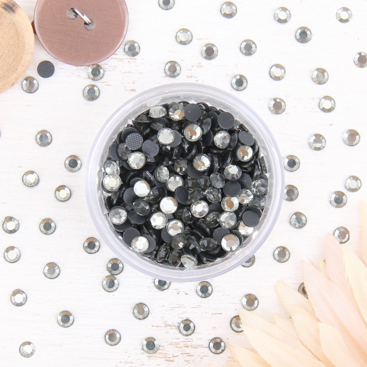 Hot Fix Rhinestones by Threadart SS6 (2mm) - Black Diamond - 10 Gross ...