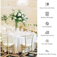 8 Pack Round Tablecloth 90 Inch Round Table Covers Bulk Washable ...