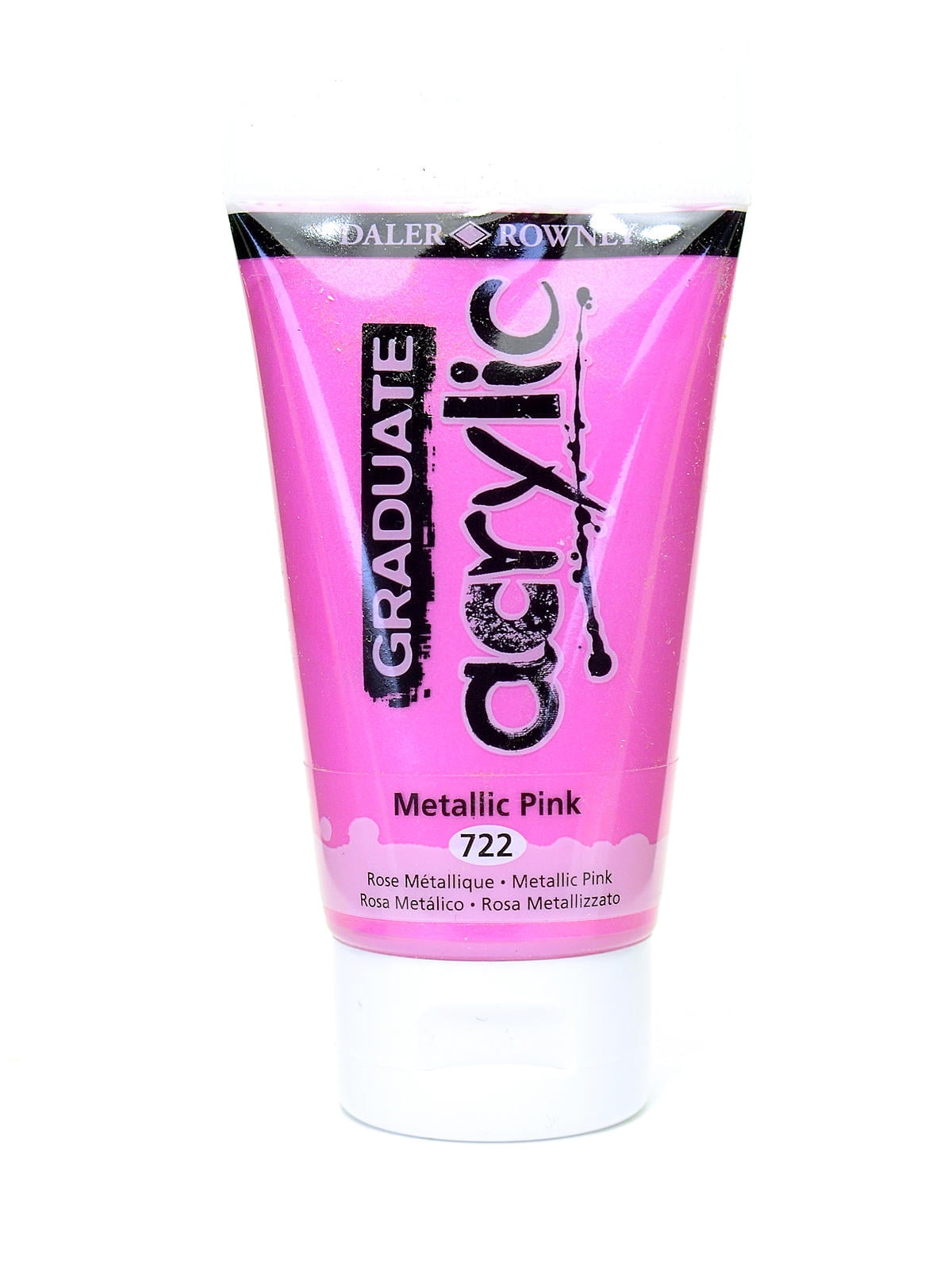 Graduate Acrylic Paint metallic pink, 75 ml (pack of 4) - Walmart.com