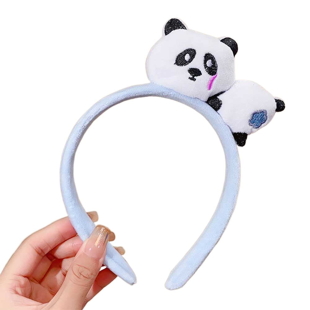 Fashion Cute Headwear Female Girls Plush Washing Face Rabbit Korean ...