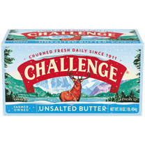 Challenge Butter, Unsalted Butter, 16 oz, 4 Sticks - Walmart.com