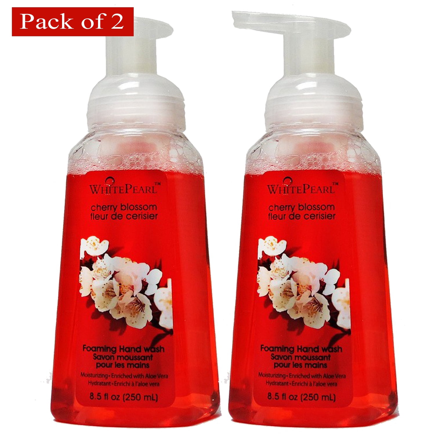 White Pearl Foaming Hand Wash Cherry Blossom 250ml (Pack of 2) - Walmart.ca