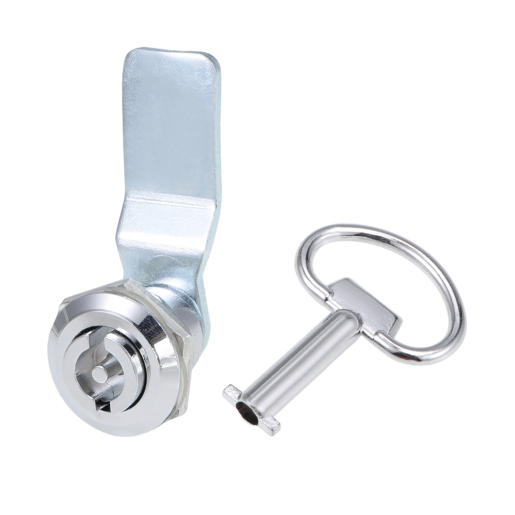 Tubular Cam Locks 22mm Cylinder Dia 52mm Long Cam Slotted Key | Walmart ...