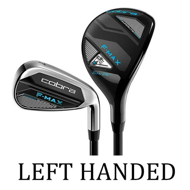 NEW Cobra F-MAX Superlite Ladies Hybrid/Iron Set 5H, 6H, 7-PW, SW LEFT ...