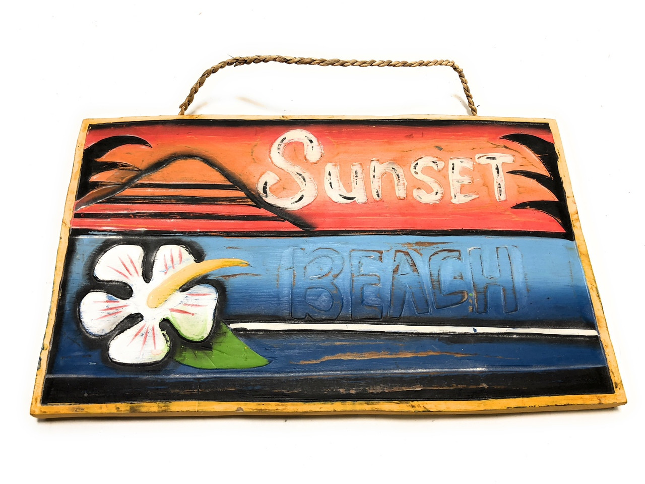 Sunset Beach Surf Sign 15" X 12" - Rustic Surf Decor | #dpt522437 ...