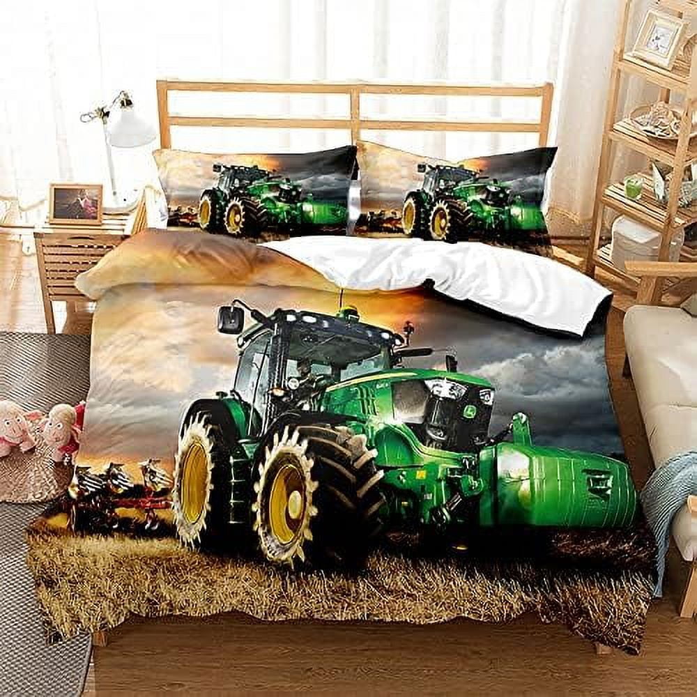 Click here for Laicaiw Tractor Duvet Cover Car Bedding Set For Bo... prices