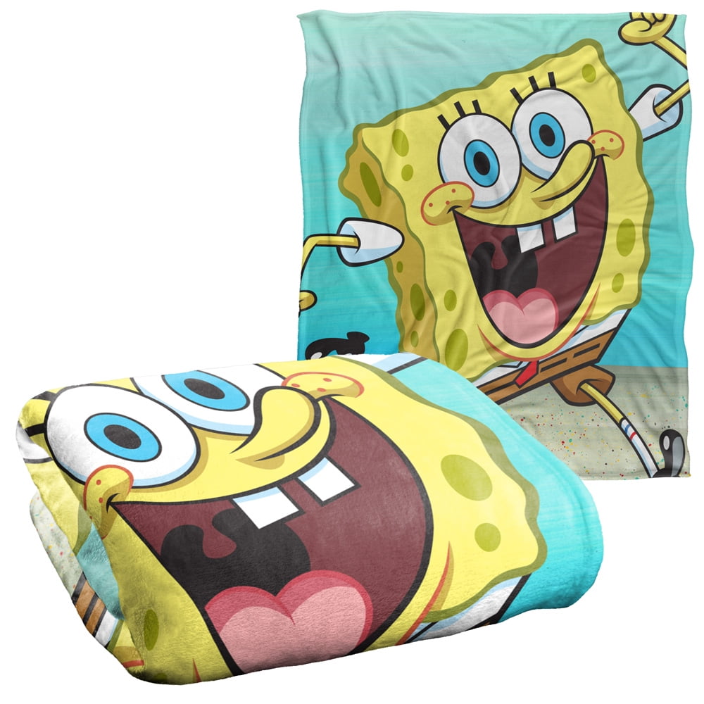 Spongebob Blanket And Pillow