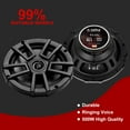 HYANKA 6.5 Car Speakers Auto Bass System, 500W Max 2-Way Coaxial Audio ...