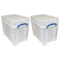 Really Useful Boxes Large Stackable 32 Liters Plastic Storage Box with ...