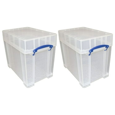 Really Useful Boxes Large Stackable 32 Liters Plastic Storage Box with ...
