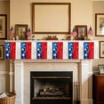 Cififendec 4th of July Tassel Banner, 118.1"×15", Patriotic Red White ...