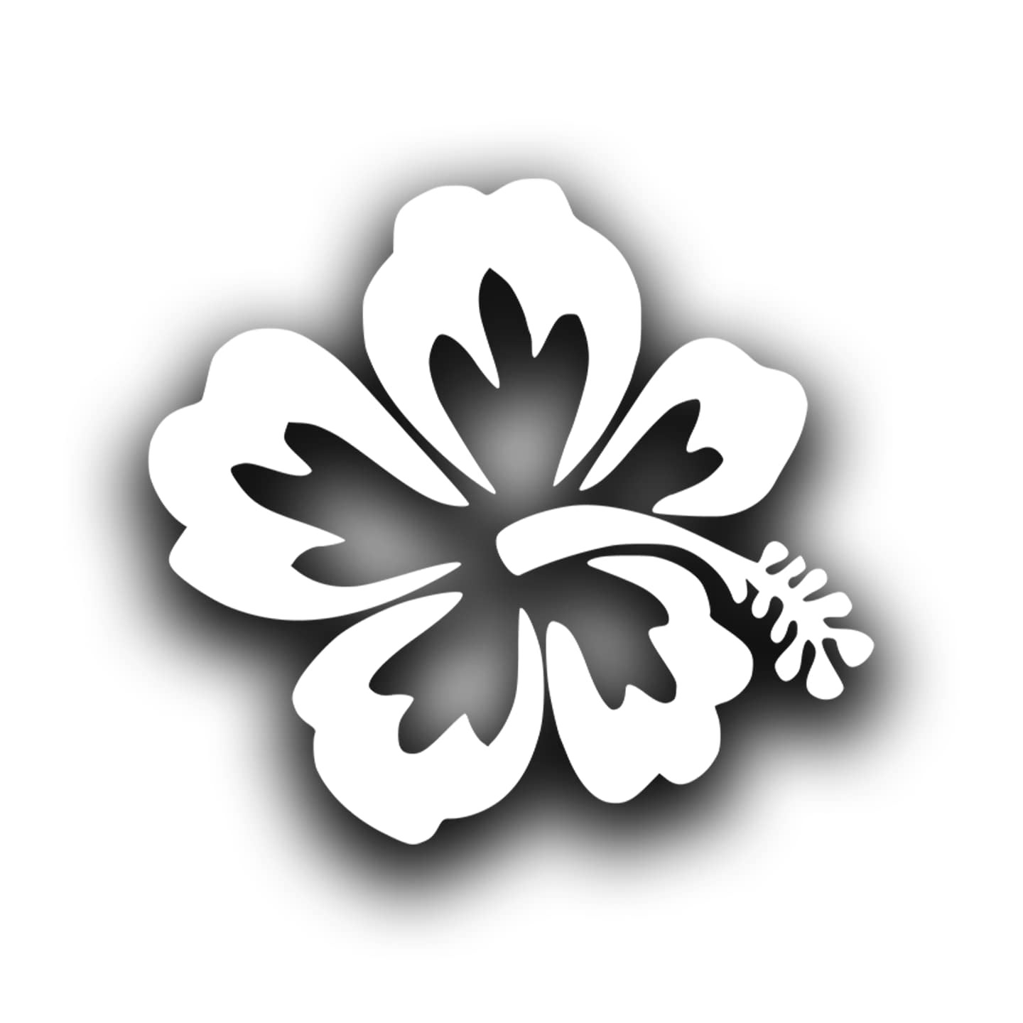Hibiscus Flower Vinyl Decal Sticker For Cars Trucks Windows Bumpers