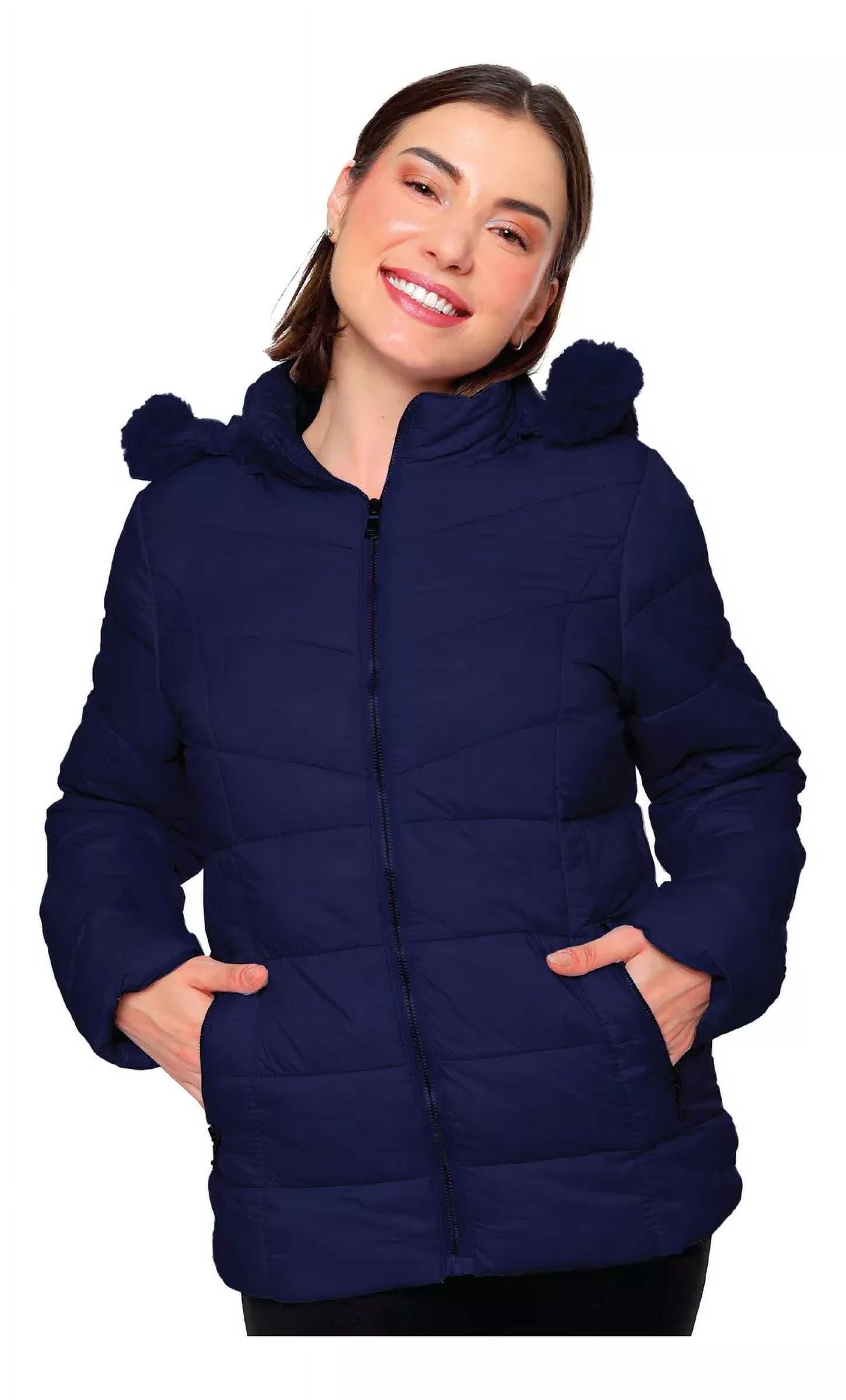 Chamarra Moda Corta Gorro Peluche Térmica Dama Bingo´s Star. | Walmart ...