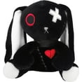 12 Inch Rabbit Plush Doll, Black Bunny Plush, Velvet Soft ...