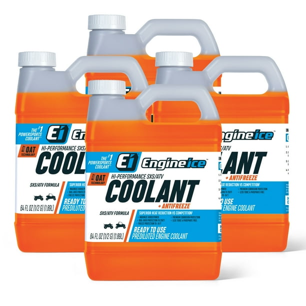 Engine Ice Hi-Performance SXS/ATV Coolant and Antifreeze, 4 Pack ...