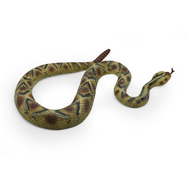 Rattlesnake, Realistic Museum Quality Replica Toy Snake, Kids ...