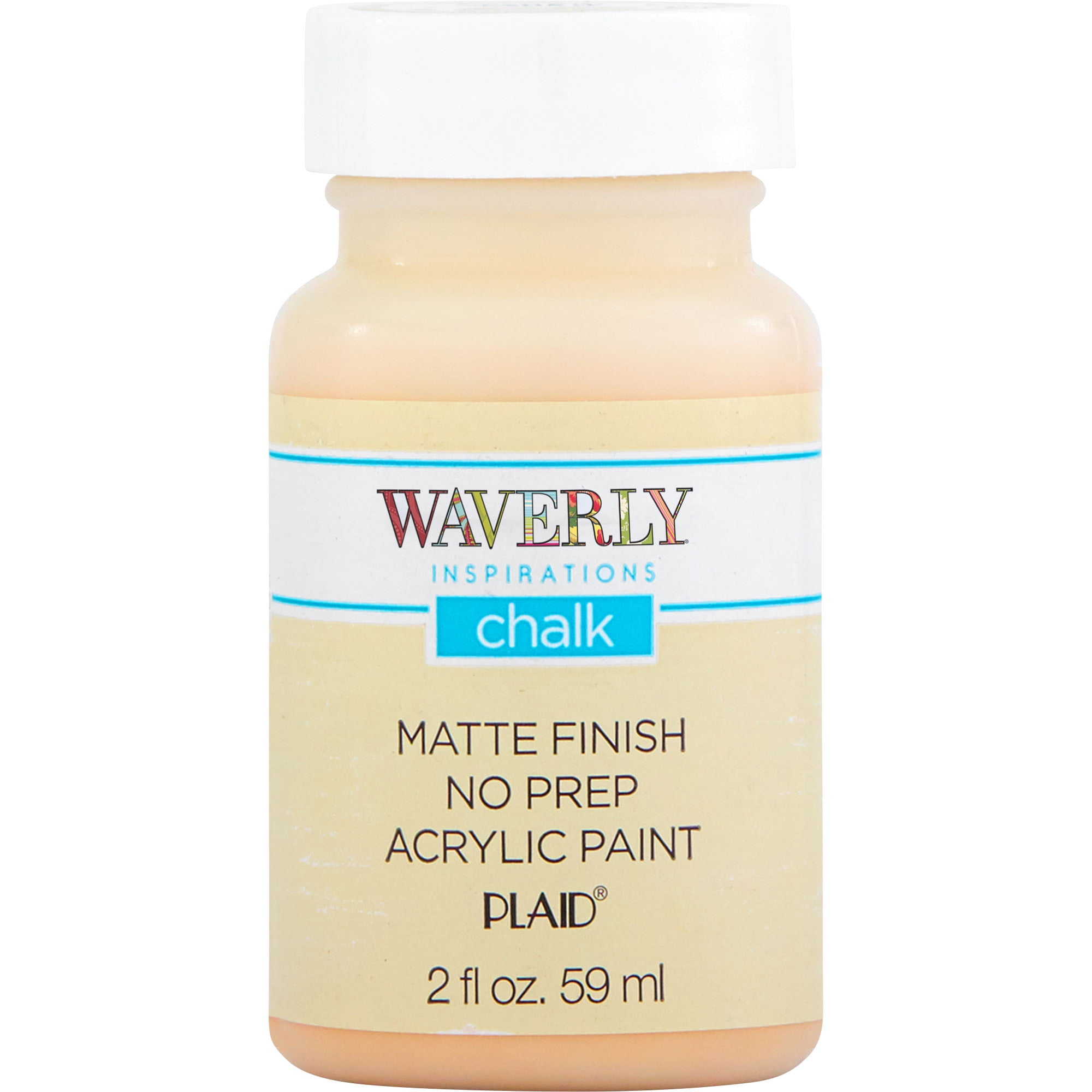 Waverly Inspirations Chalk Paint, Ultra Matte, Cashew, 2 fl oz ...