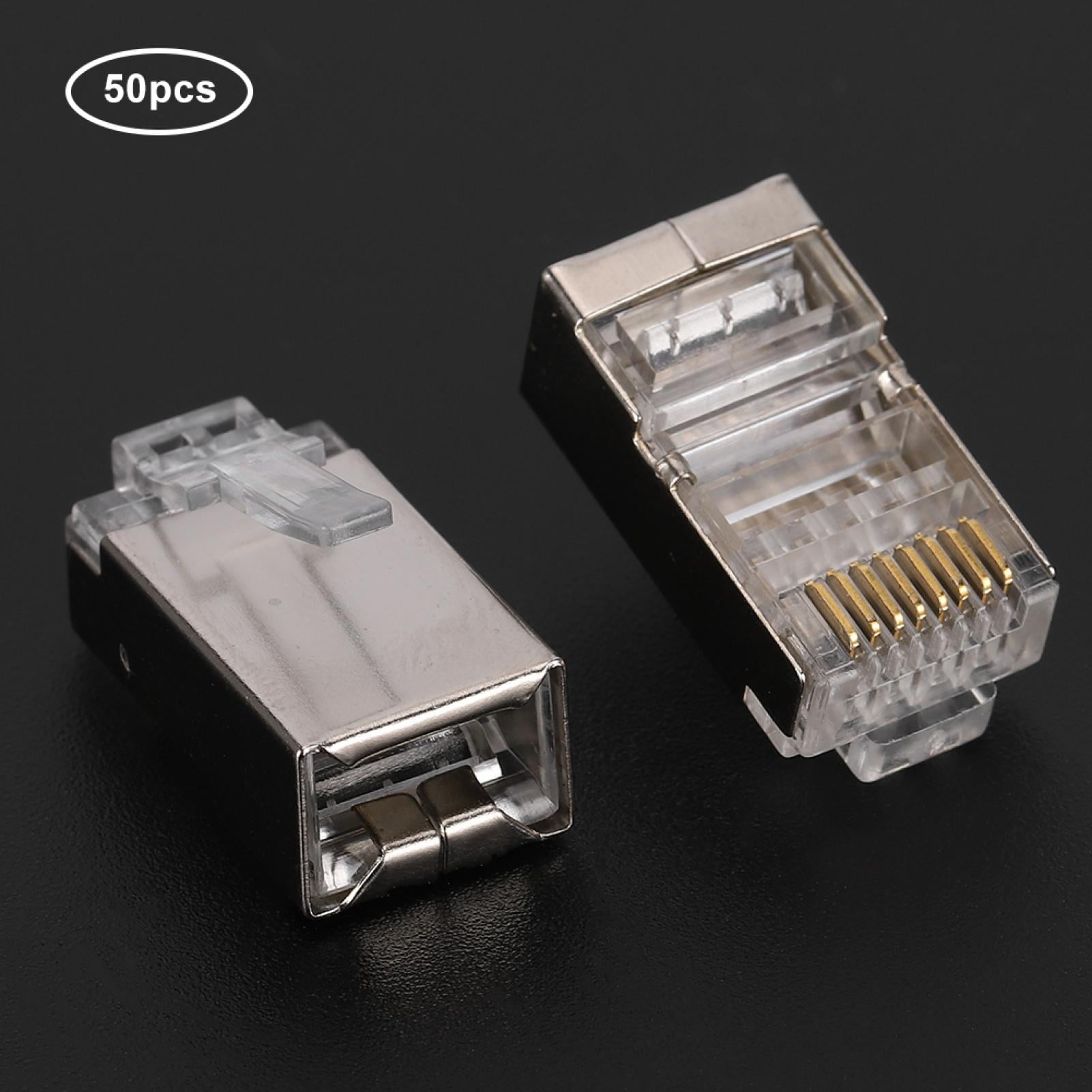 RJ45 Modular Plug Anti-interference Cat6 RJ45 Plug Stable for Works ...