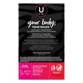 U by Kotex CleanWear Ultra Thin Feminine Pads with Wings, Heavy, 40 ...