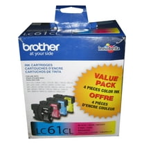 Brother LC61BK Innobella Black Ink Cartridges for Vivid, High-Quality ...