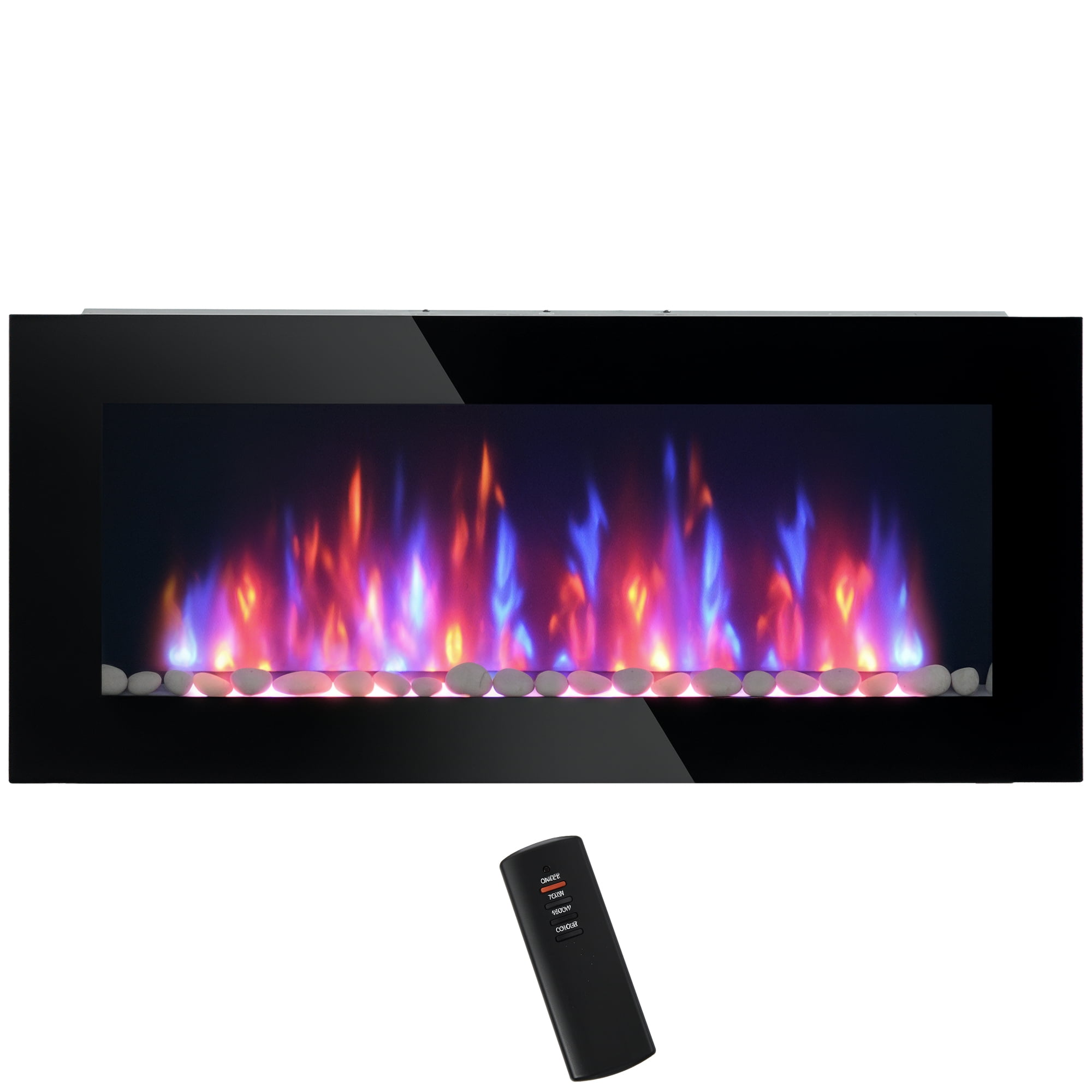 Click here for Homcom Wall Mounted Fireplace With Led Flame  Elec... prices