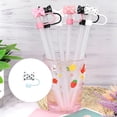 AOOOWER 6pcs Dustproof Bowknot Straws Covers Straw Tip Lid Protectors ...