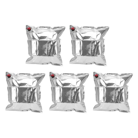 Liquid Jug Bagswith Tap,5Pcs Emergency Water Jug Water Container Sack ...