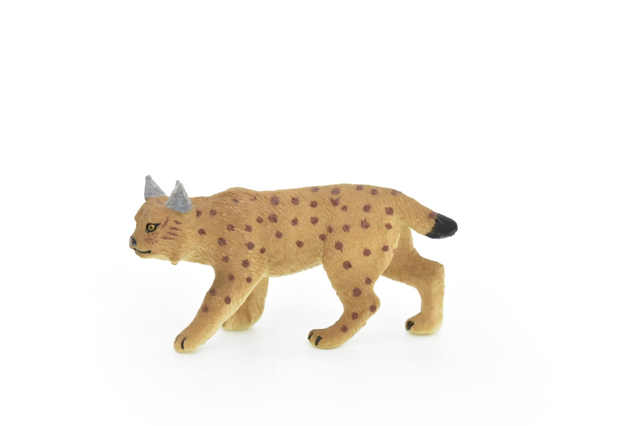 Bobcat Toy, Lynx Rufus, Big Cat, Very Realistic Rubber Figure, Model ...