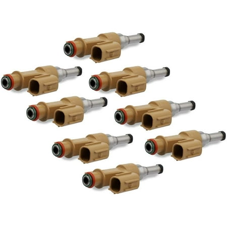 Gasoline Fuel Injectors, 8 pcs 12 Holes Fuel Injector Set for 2010-2013 ...