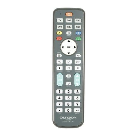 CHUNGHOP universal combined remote control UR618 six-in-one TV/SAT/DVD ...