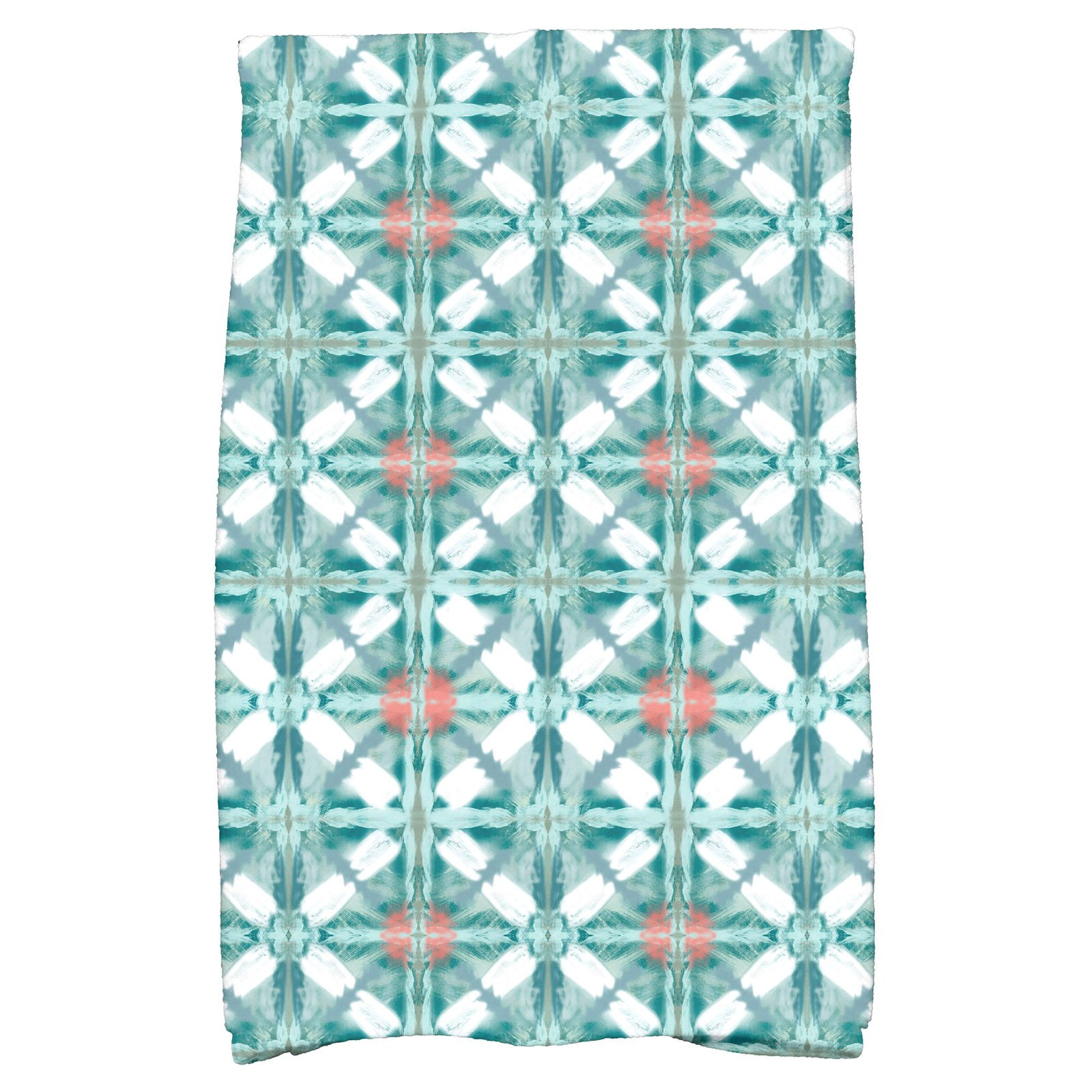 Simply Daisy Tile Geometric Print Hand Towel - Walmart.com